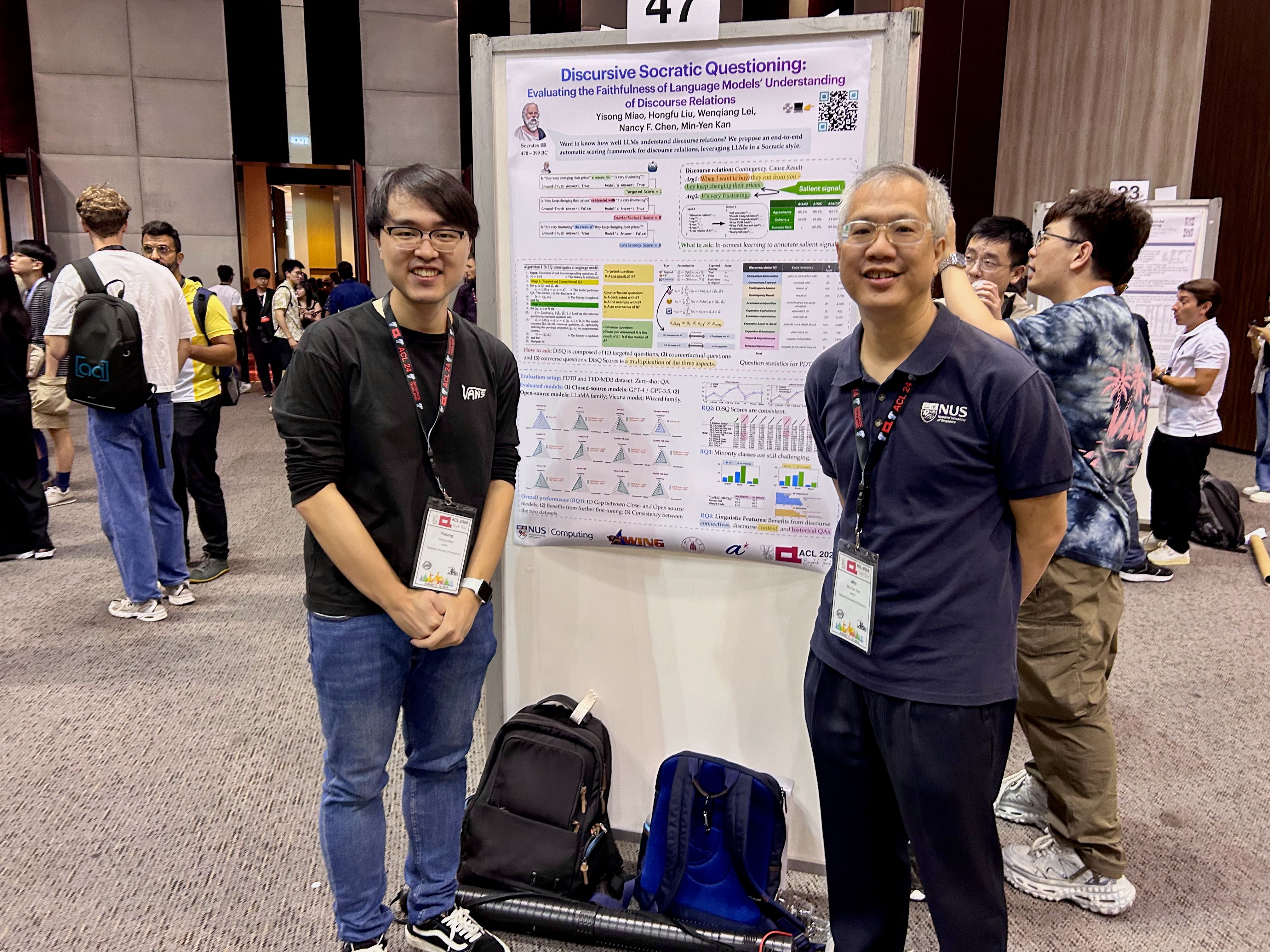 Yisong Miao receives the Area Chair Award at ACL 2024! | Web IR NLP ...