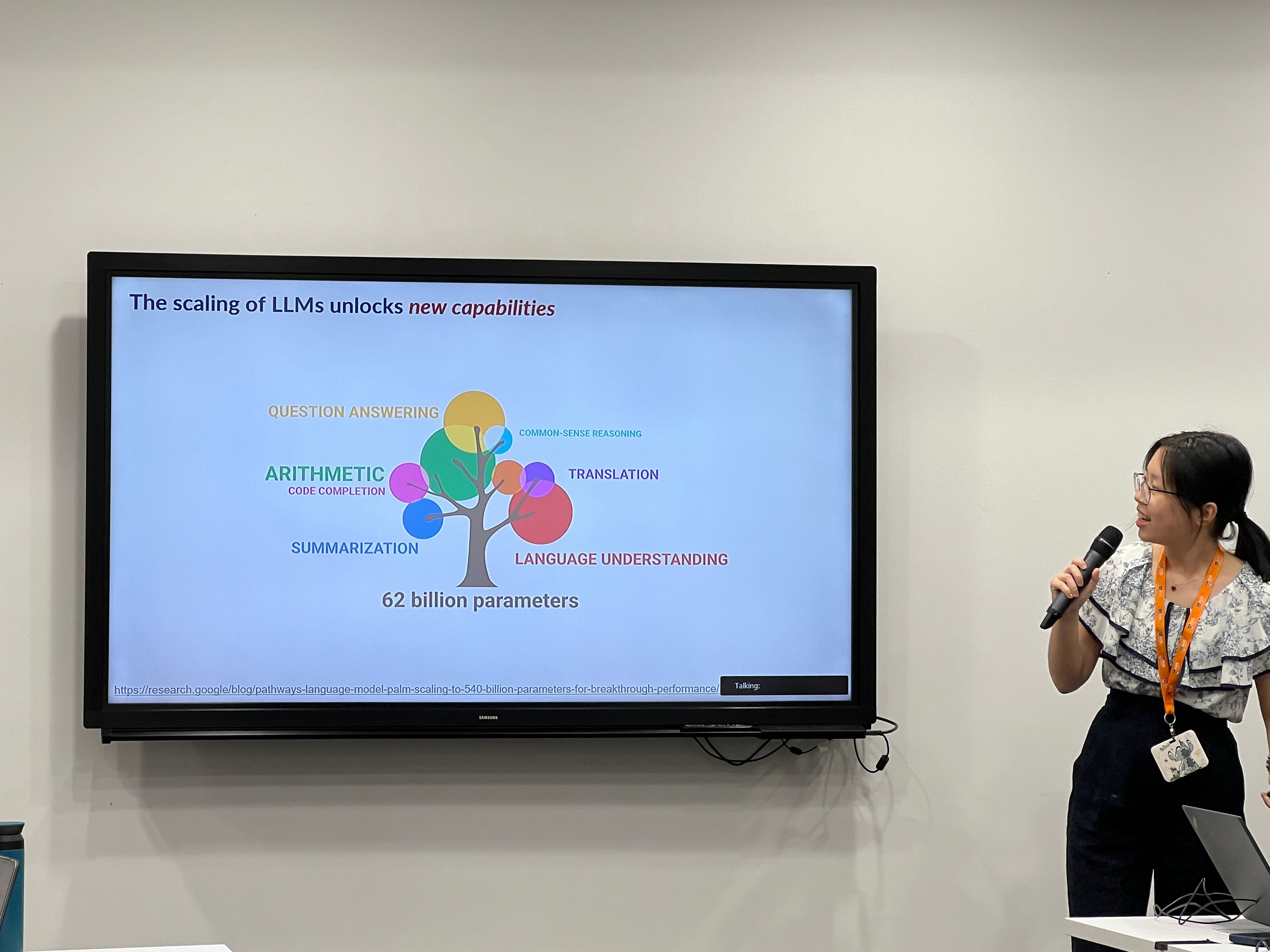 Jiaying presents recent research on LLMs for Social Simulation | Web IR NLP Group @ NUS