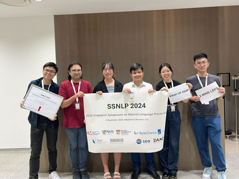 Celebrating the Success of SSNLP 2024! | Web IR NLP Group @ NUS