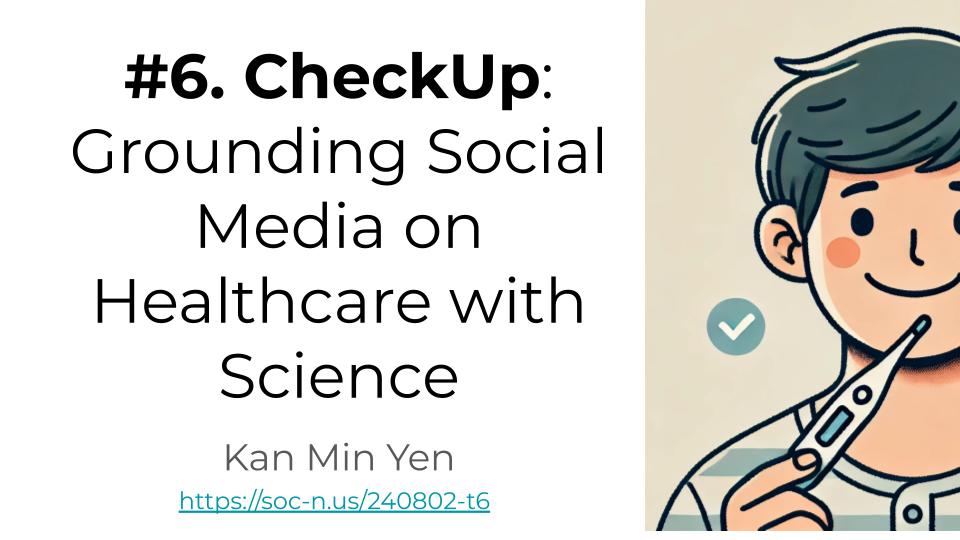 Project Check Up's 1 year update | Web IR NLP Group @ NUS