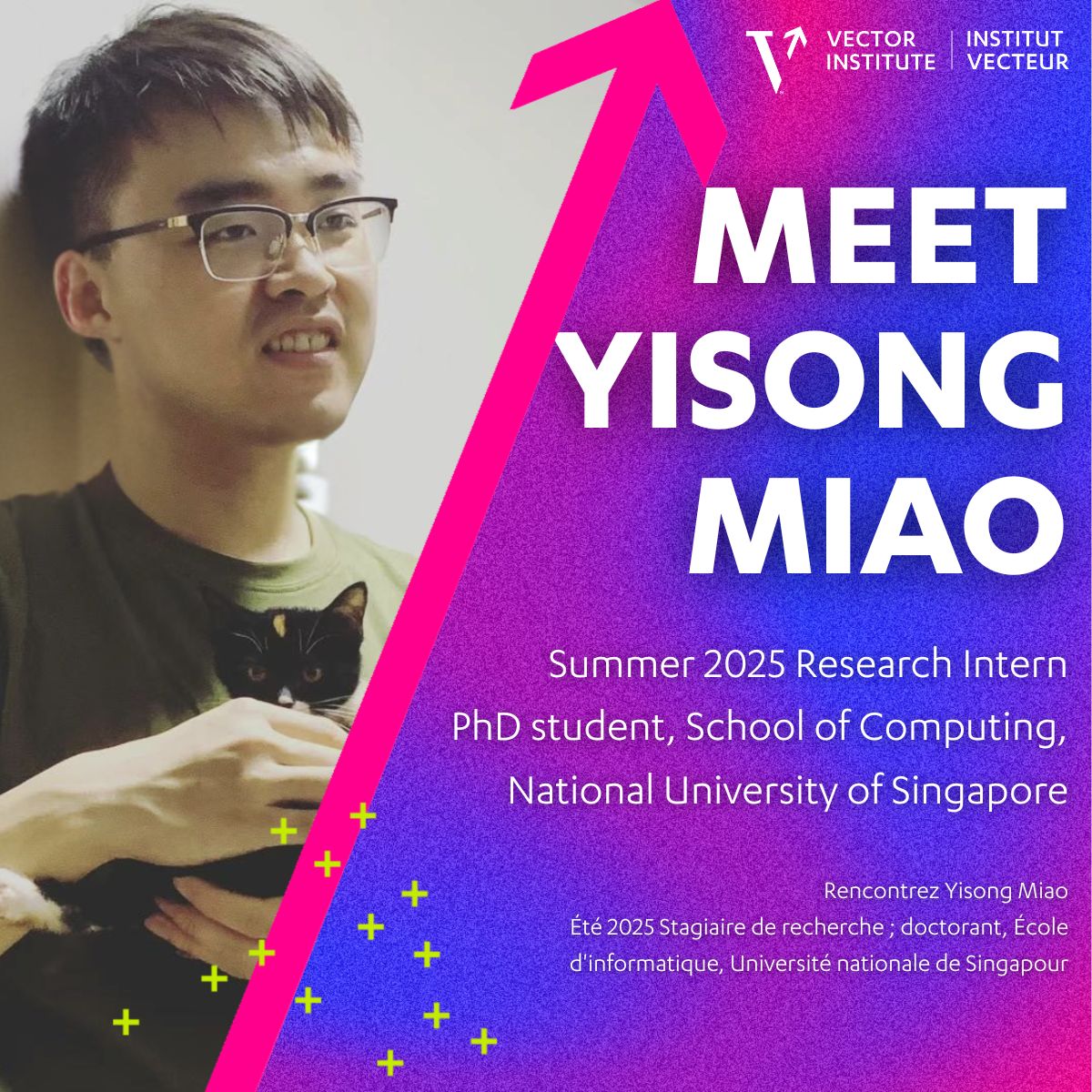 Yisong featured as a Vector Institute Intern | Web IR NLP Group @ NUS